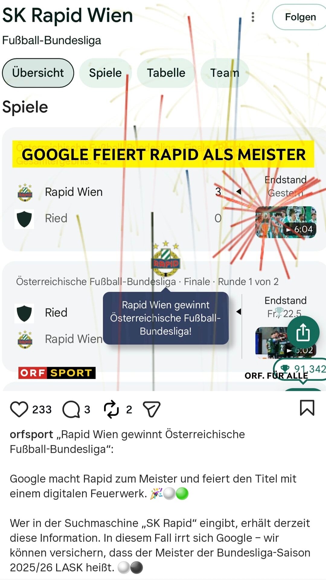 Die Konkurrenz im Fokus - Seite 12036 - FK Austria Wien - Austrian ...